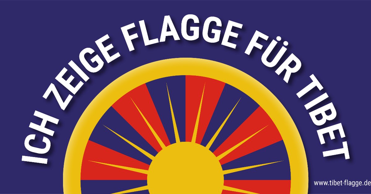 Großenlüder zeigt Flagge für Tibet – Gratulation an Dalai Lama | Gemeinde Großenlüder
